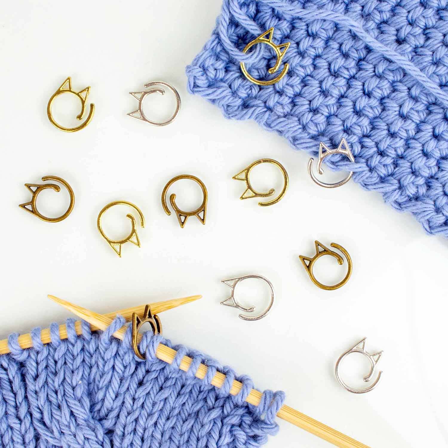 Cat Clips - Simple Removable Stitch Markers – Sugar River Yarns